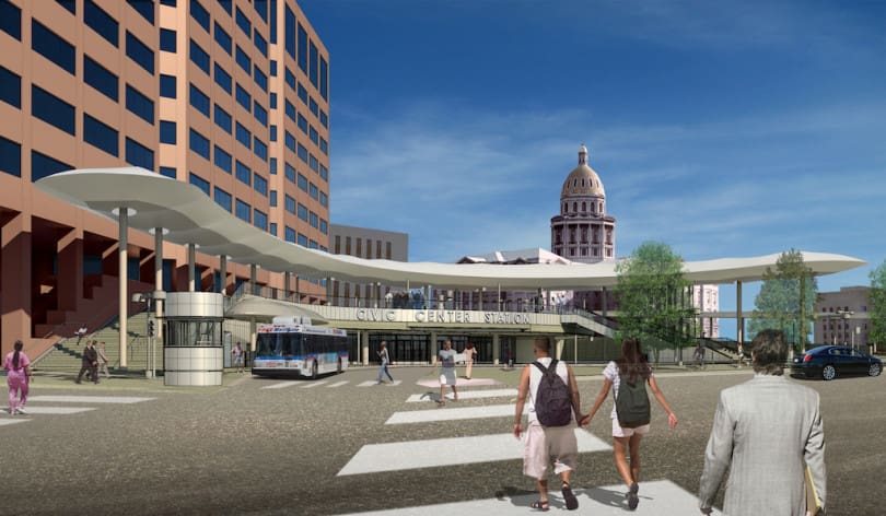 Iconic Design Feature Being Installed at RTD’s Civic Center Station ...
