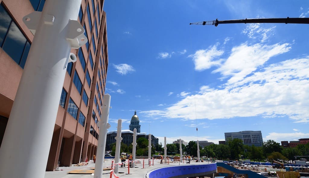 Iconic Design Feature Being Installed at RTD’s Civic Center Station ...